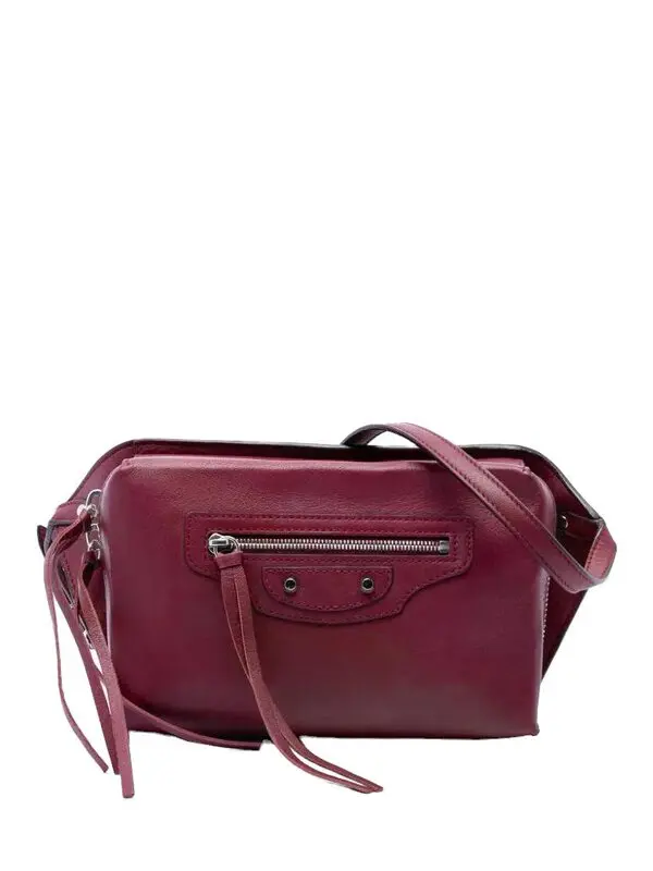 Balenciaga Calfskin Papier Belt Bag - Red