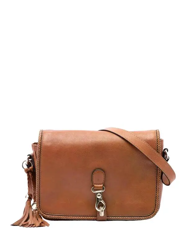 Gucci Calfskin Marrakech Cross Body Bag - Brown