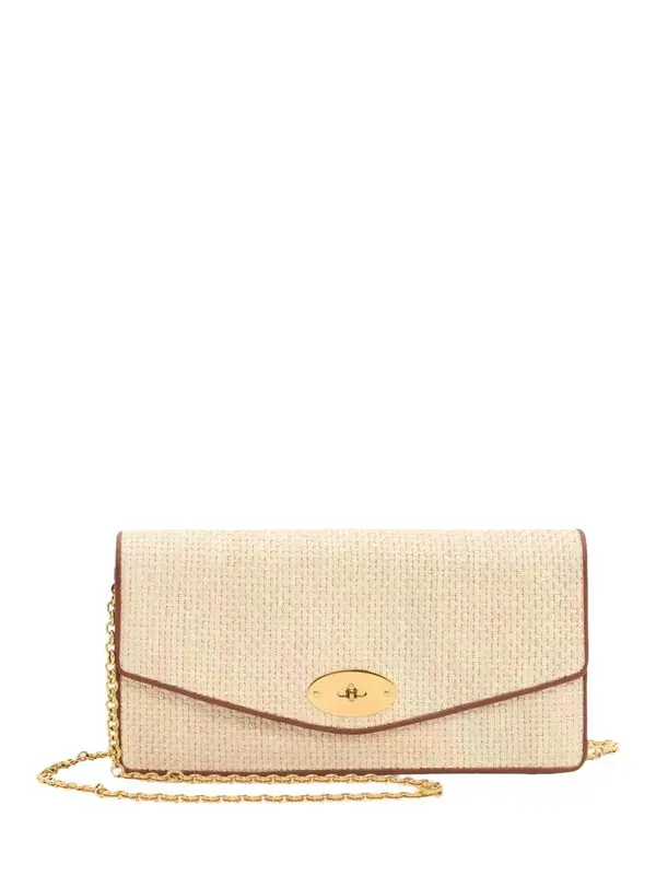 Mulberry Postman's Lock Woven Clutch Bag - Neutrals
