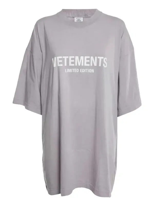 Vetements Logo-print T-shirt - Purple