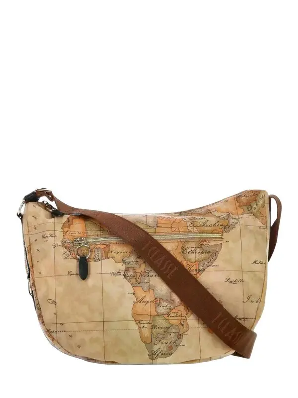 ALVIERO MARTINI 1° CLASSE Geo Classic Shoulder Bag - Neutrals