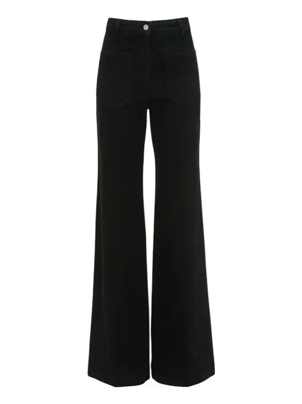 Victoria Beckham Alina Jean In Washed - Black