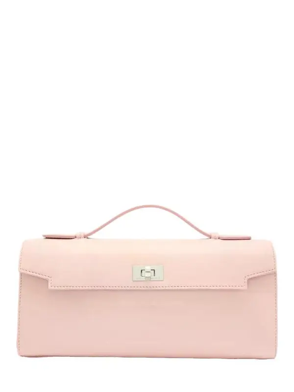ANYA HINDMARCH Mortimer Leather Clutch Bag - Pink
