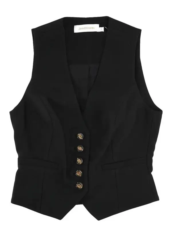 Zimmermann Valliant Waist Coat - Black
