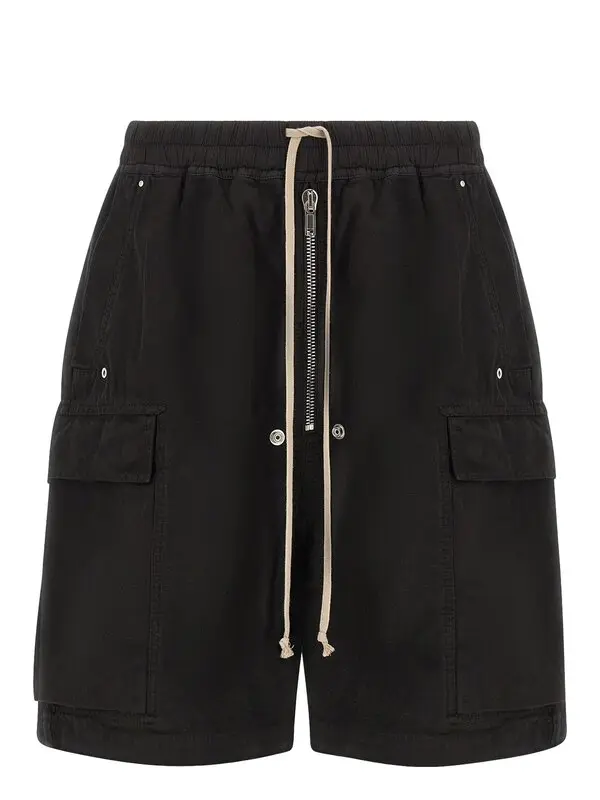Rick Owens Cargobela Bermuda Shorts - Black