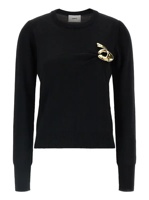 Coperni Emoji Pin Sweater - Black