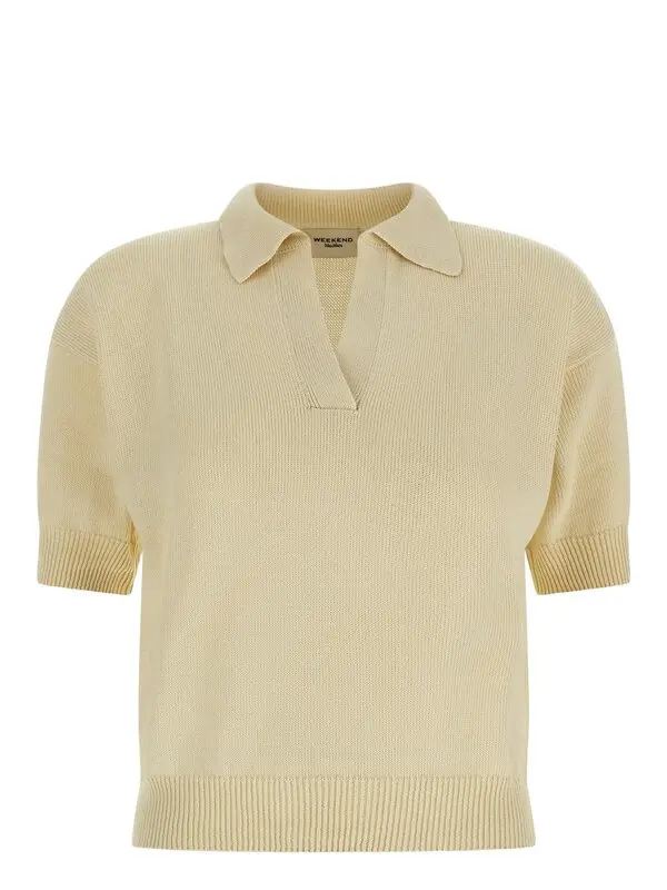 Max Mara Wkdalbero Cotton Sweater - Beige