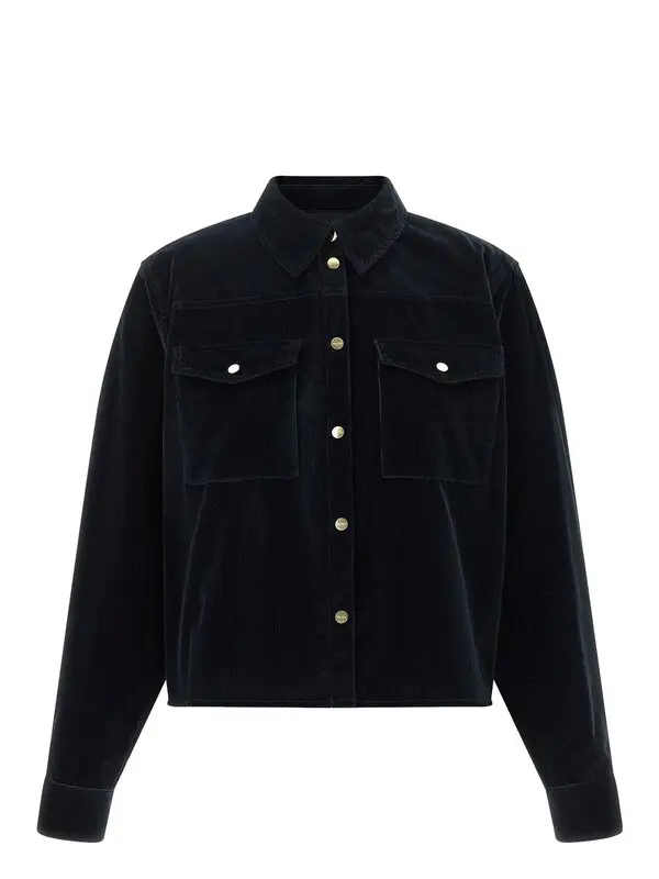 Max Mara Corduroy Overshirt - Blue