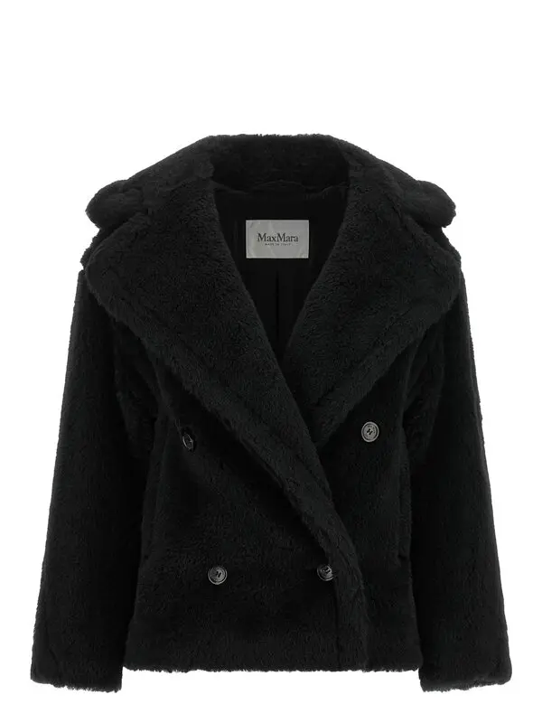 Max Mara Alcuno Short Coat - Black
