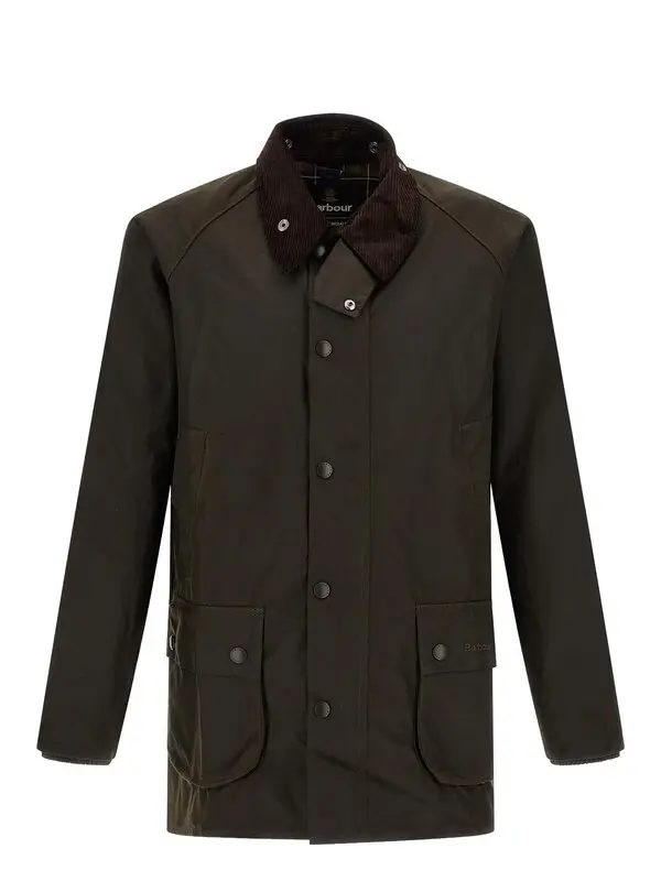 Barbour Bedale Waxed Cotton Jacket - Green