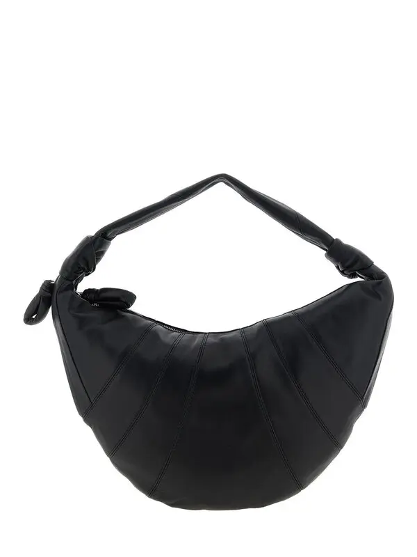 LEMAIRE Fortune Croissant Shoulder Bag - Black