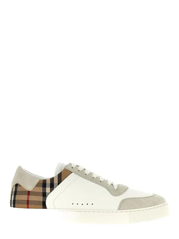 Burberry Check Print Sneakers - Multi