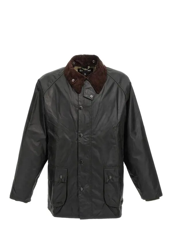 Barbour Bedale Waxed Cotton Jacket - Green