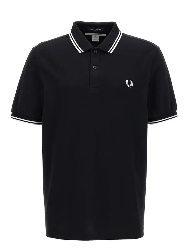 Comme Des Garçons Polo X Fred Perry - White/black