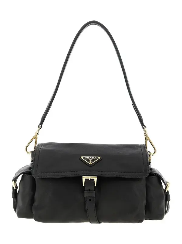 Prada Explore Medium Shoulder Bag - Black