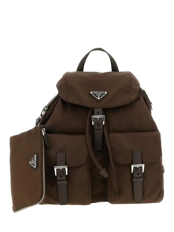 Prada Re-nylon Medium Backpack - Brown