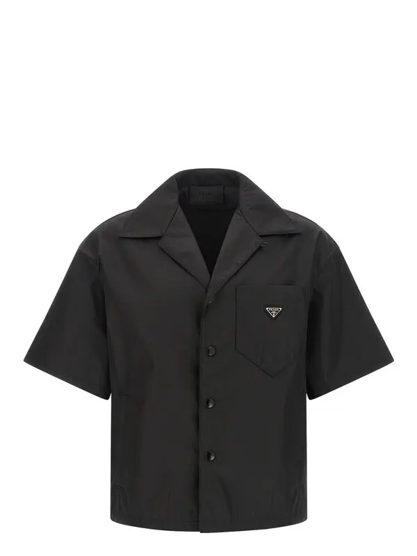 Prada Re-nylon Shirt - Black