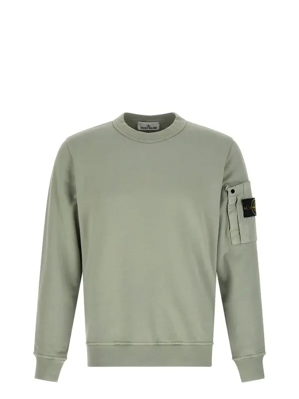 Stone Island Cotton Sweatshirt - Green