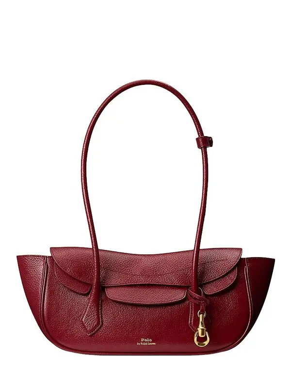 Polo Ralph Lauren Small Leather Shoulder Bag - Pink