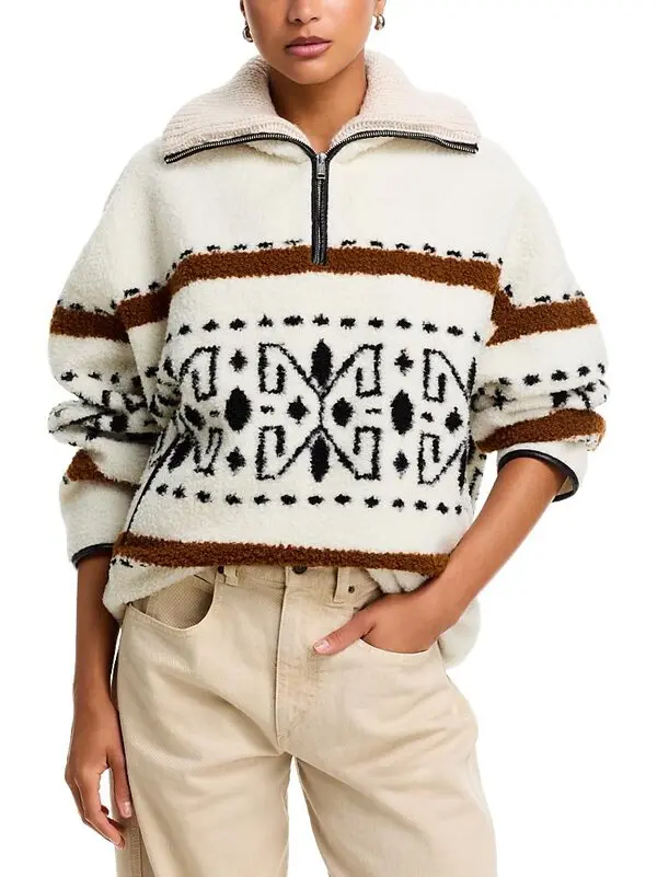 Isabel Marant Étoile Marner Patterned Sweater - Ecru
