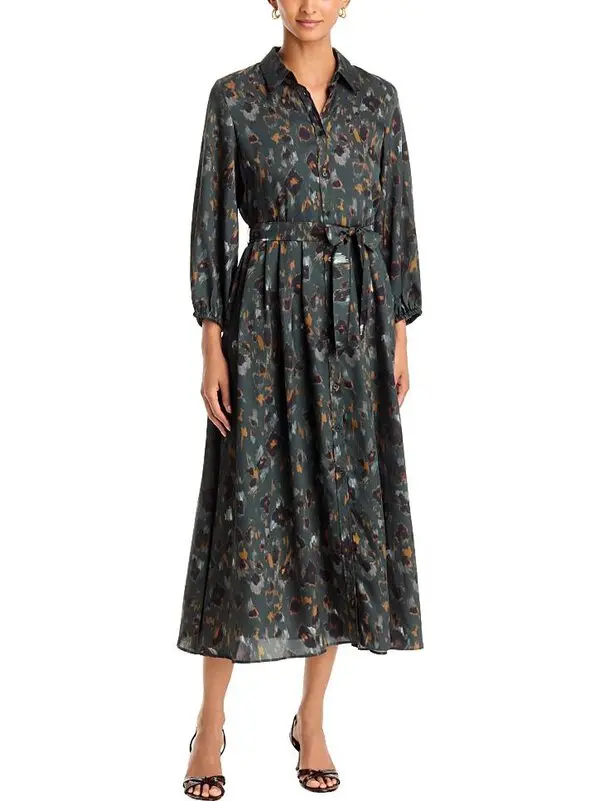 EMME Emmpasso Printed Twill Shirtdress - Green