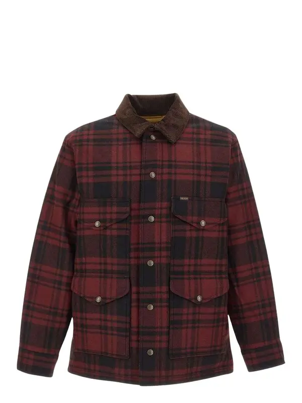 Filson Spokane Insulated Checked Jacket - Black