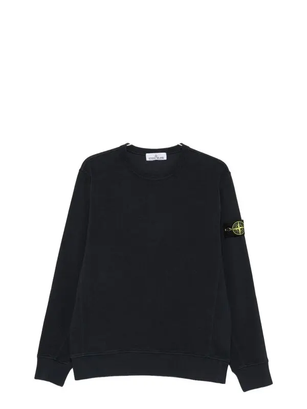 Stone Island Cotton Crewneck Sweatshirt - Blue