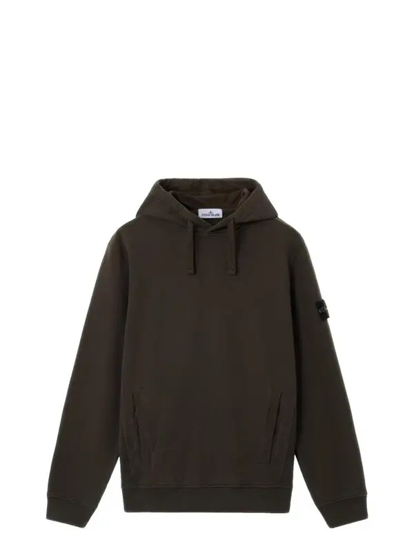 Stone Island Cotton Hoodie - Grey