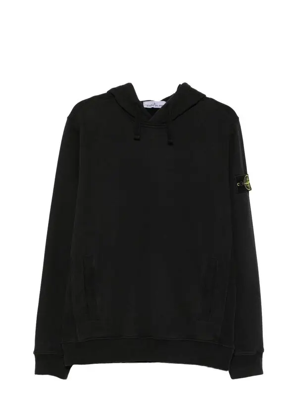 Stone Island Cotton Sweatshirt - Black