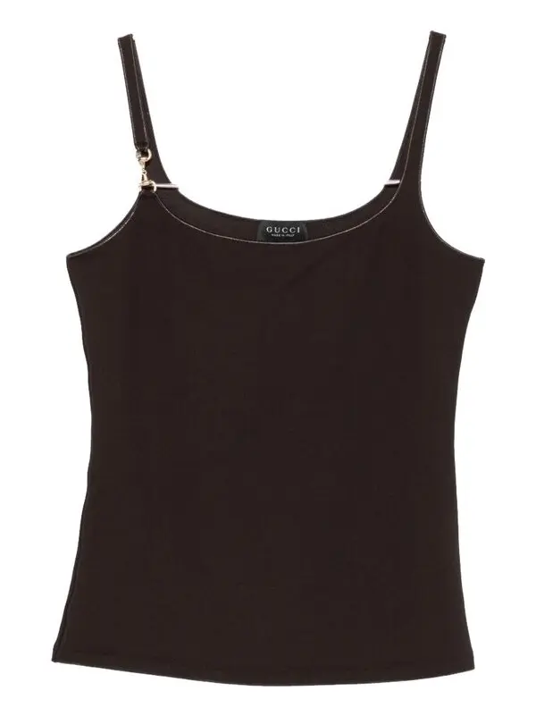 Gucci Horsebit Tank Top - Brown