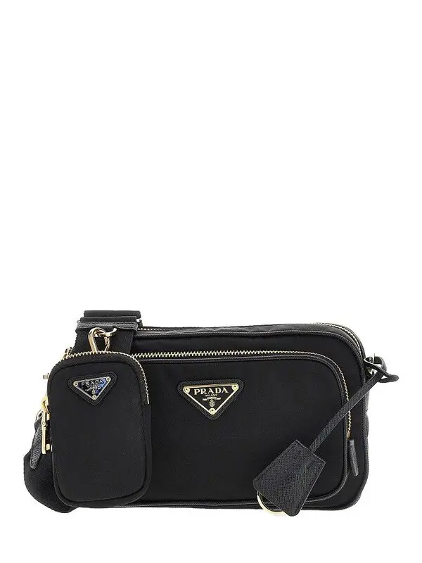 Prada Re-nylon Mini Cross Body Bag - Black