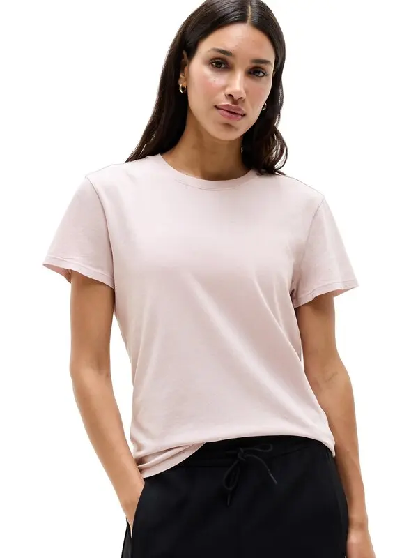 Athleta Favorite Cotton Classic T-shirt - Halo
