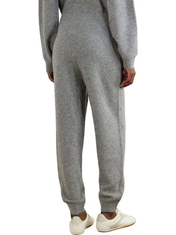 Victoria Beckham Wool And Cashmere-blend Track Pants - Pink