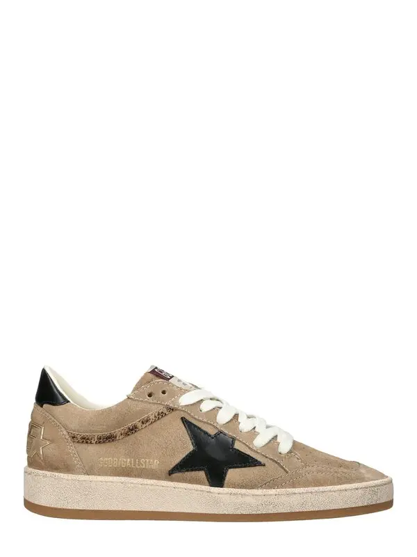 GOLDEN GOOSE Suede Ball Star Sneakers - Beige