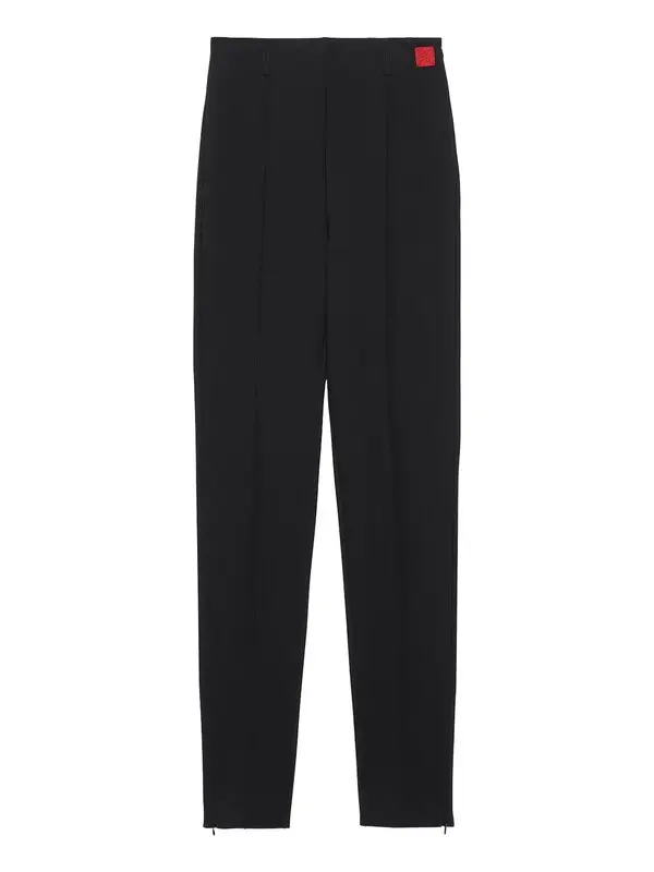 Max & Co. Technical Jersey Tailored Trousers - Black
