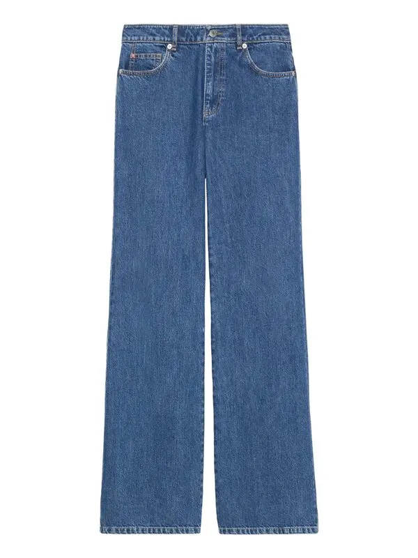 Max & Co. Wide-leg Denim Trousers - Blue
