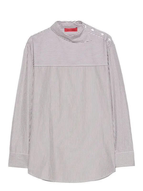 Max & Co. Cotton Striped Shirt - Brown