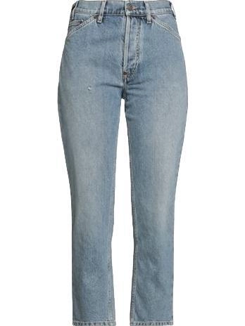 Moschino High-waisted Tapered Denim Jeans - Blue