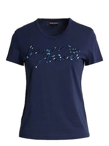 Emporio Armani Cotton Jersey T-shirt - Navy