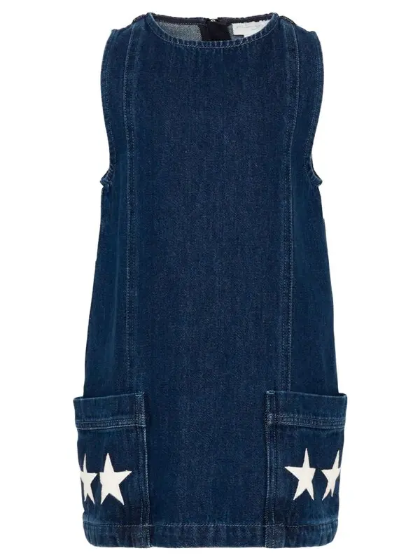 Stella McCartney Sleeveless Denim Dress - Blue