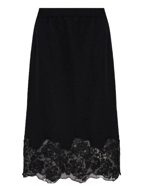 Fabiana Filippi Lace Skirt - Black