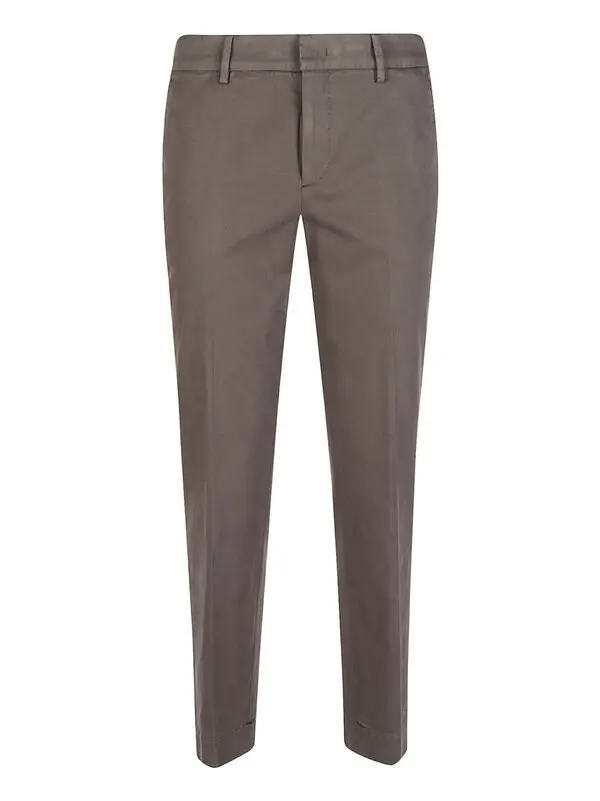 PT TORINO Casual Trousers With Belt Loops - Gray