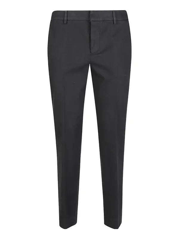 PT TORINO Casual Pants With Belt Loops - Black