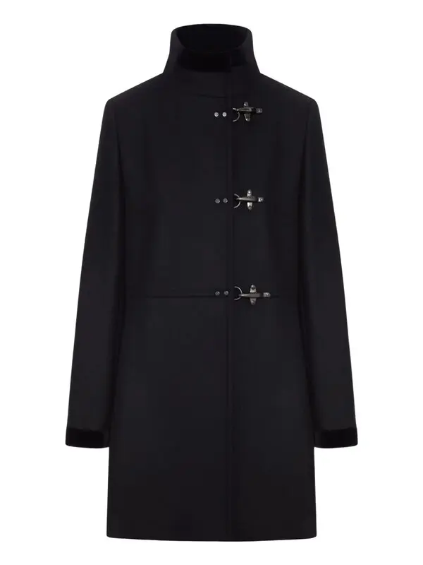 FAY Long-sleeved Coat - Black