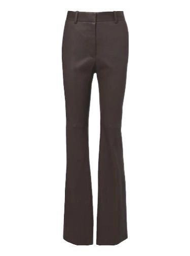 JOSEPH Flared-leg Casual Trousers - Brown