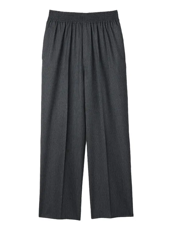 Jacquemus Wide-leg Casual Trousers - Black