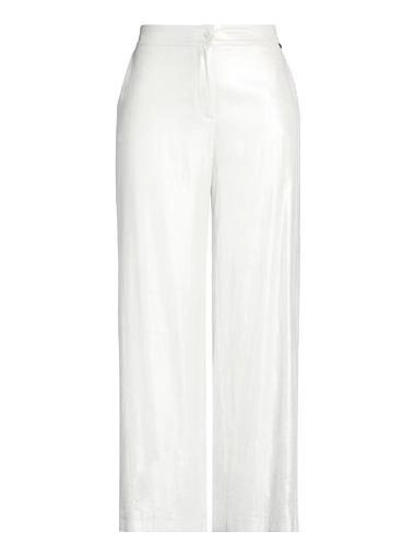Liu Jo Linen And Viscose Wide-leg Trousers - Silver