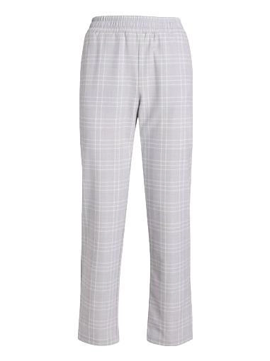 Liu Jo Glen Plaid Tapered Pants - Grey