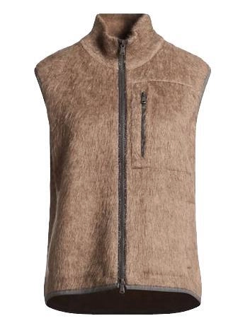 Brunello Cucinelli Brushed-felt Zip-up Waistcoat - Grey