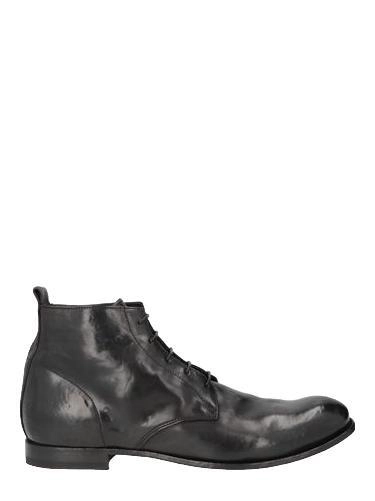 Officine Creative Leather Ankle Boots - Black